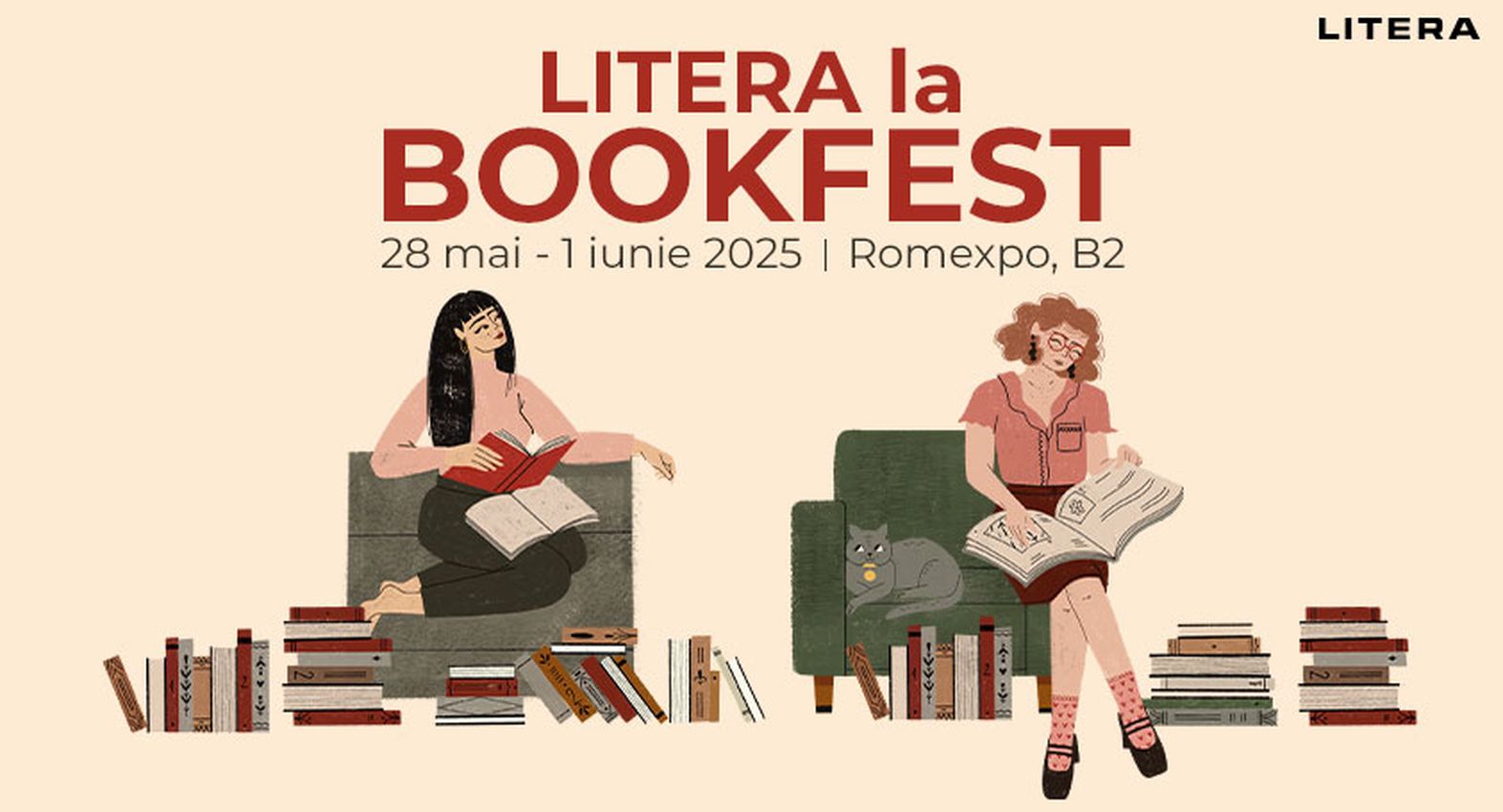 Editura Litera la Bookfest 2025 - citeşte-mă!
